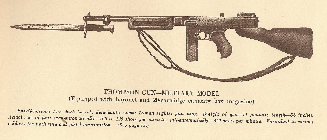 Thompson With Bayonet - Thompson Submachine Gun Message Board ...