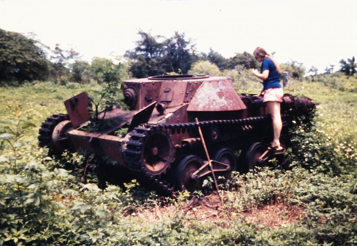 More WWII Colorized Photographs With The TSMG - Thompson Submachine Gun ...