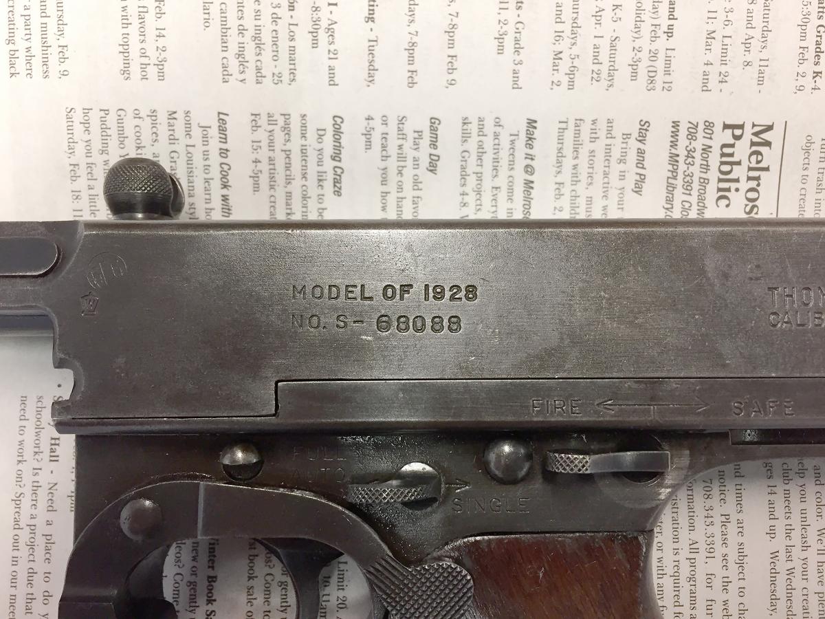 Serial Number Identification Guide for 1928 & 1928 A1 ? - Page 2 ...