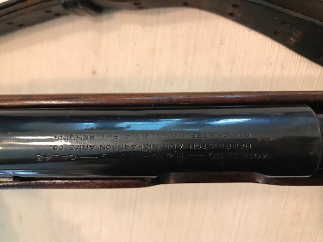 Just bought a nice early M60 Reising - Reising Message Board ...