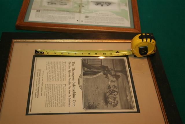 Original 1925 Thompson Machine Gun Ad - Thompson Submachine Gun Message ...