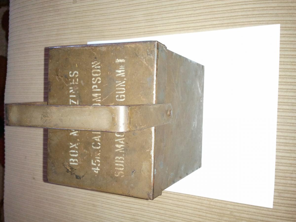 Ww2 British Box Magazine 45 Cal Thompson Sub Machine Gun, Mk1 ...