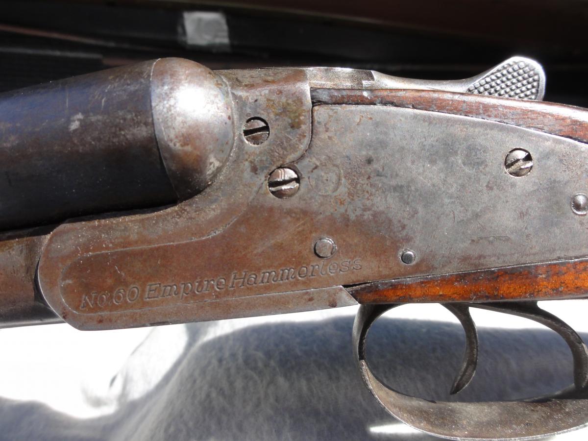 Crescent Firearms No 60 Empire Hammerless Shotgun Stolen By Dillinger ...