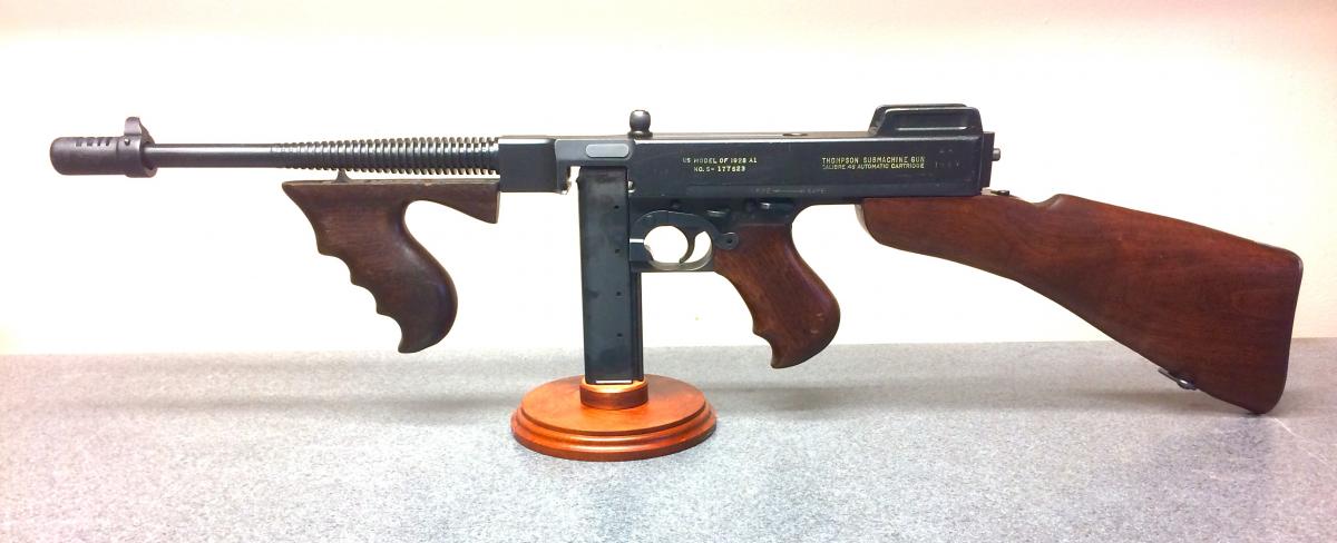 Fox Thompson Display Stands - Thompson Submachine Gun Message Board ...