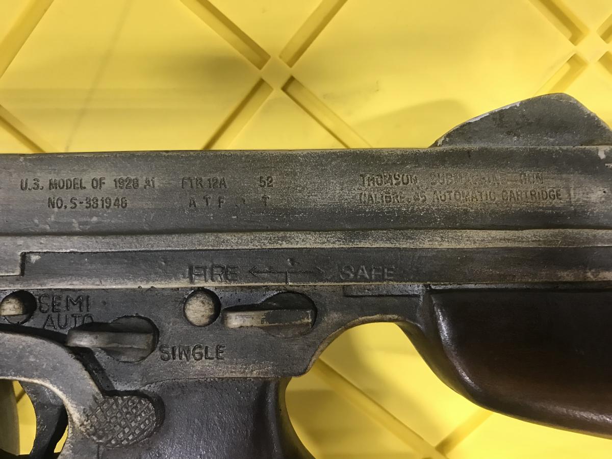 Gunshow Find - Toy Thompson - Thompson Submachine Gun Message Board ...