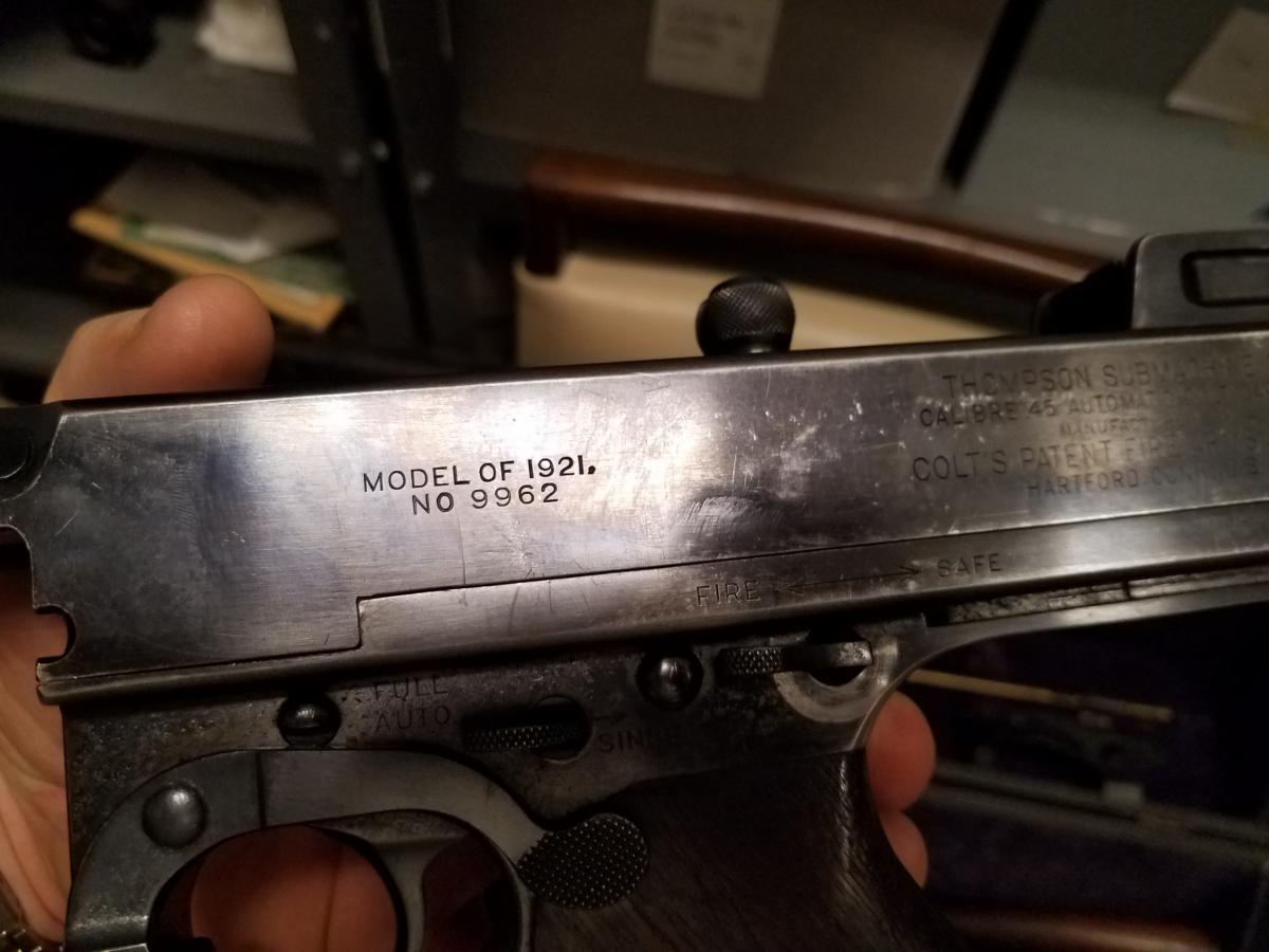 Newly Discovered Colt Thompson Serial Numbers - Gordon's Quest - Page 2 ...