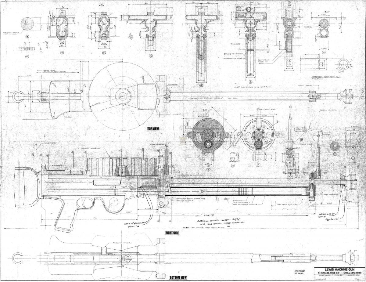 lewis gun blueprint - Bren Light Machine Gun & Lewis Gun Message Board ...