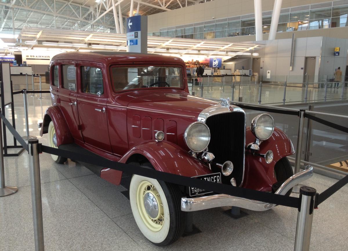 Dillinger's Car At Indianapolis Airport - Gangsters, Outlaws & Lawmen ...