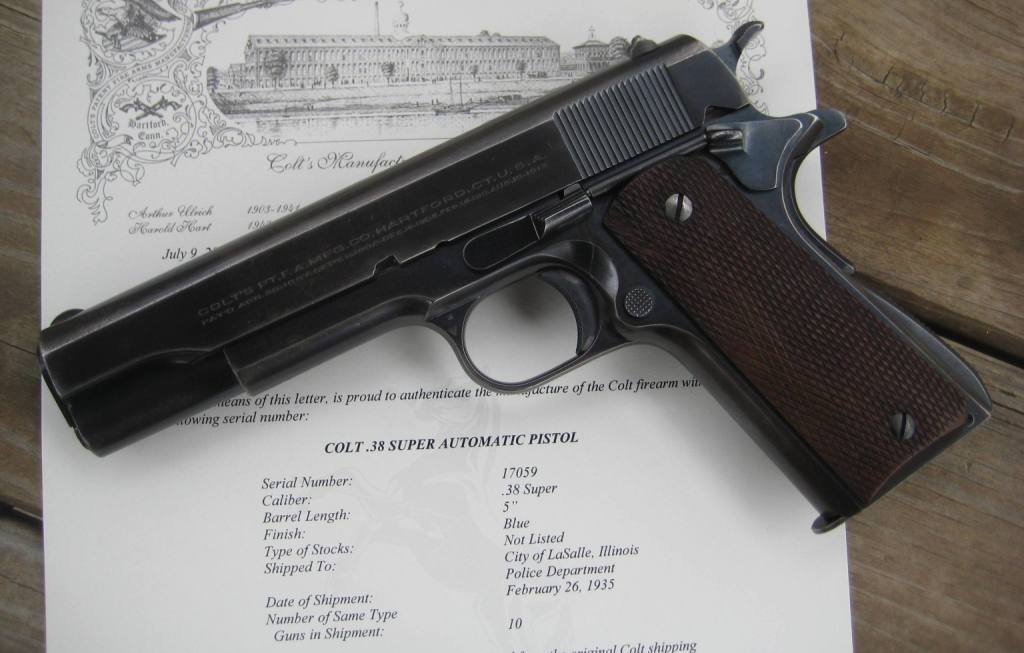 LaSalle IL Police .38 Super - Gangsters, Outlaws & Lawmen of the Early ...