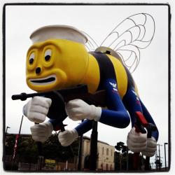Seabees mascot (with Thompson) 75th year anniversary - Thompson ...
