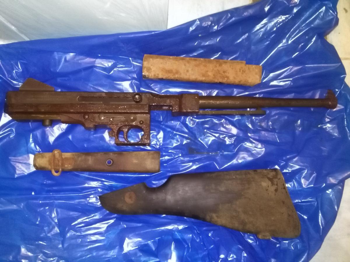 Rusted Thompson M1A1 Restoration - Thompson Submachine Gun Message ...