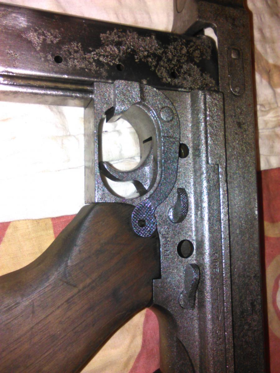 Rusted Thompson M1A1 Restoration - Thompson Submachine Gun Message ...