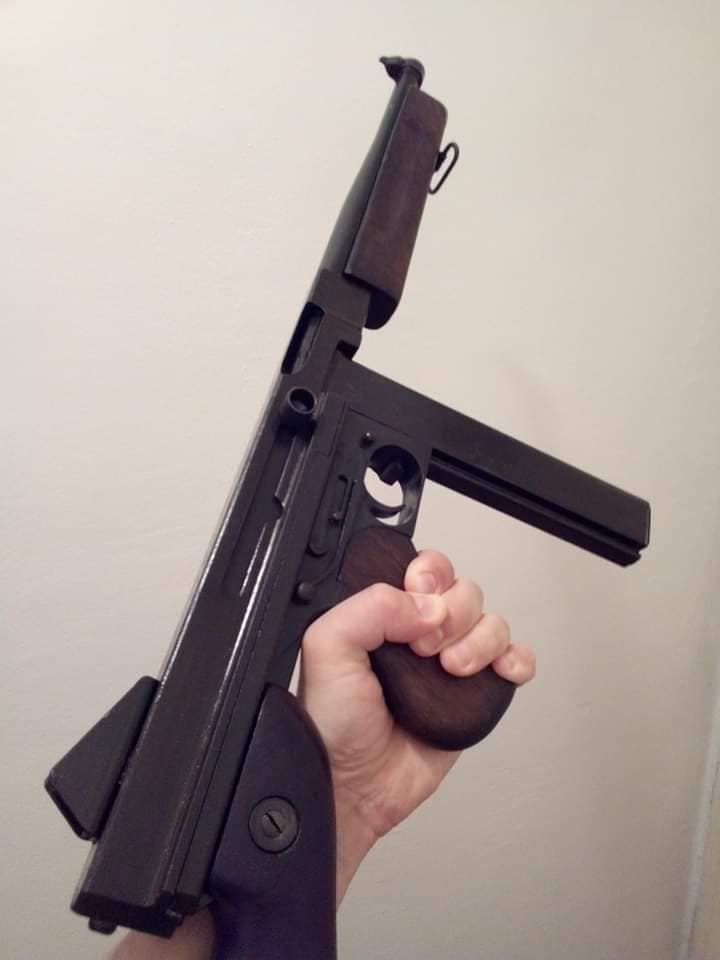 Rusted Thompson M1A1 Restoration - Thompson Submachine Gun Message ...