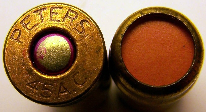 Peters .45 ACP "Rustless" Blanks - Thompson Submachine Gun Message ...
