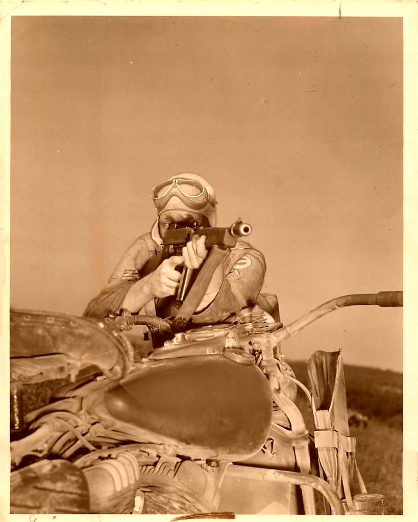 WWII - Thompson Motorcycle Platoon - Thompson Submachine Gun Message ...