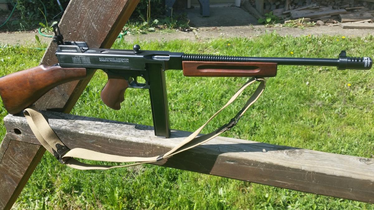 Dan Block (Deerslayer) modified 1927A1 Commando - Thompson Semi-Auto ...
