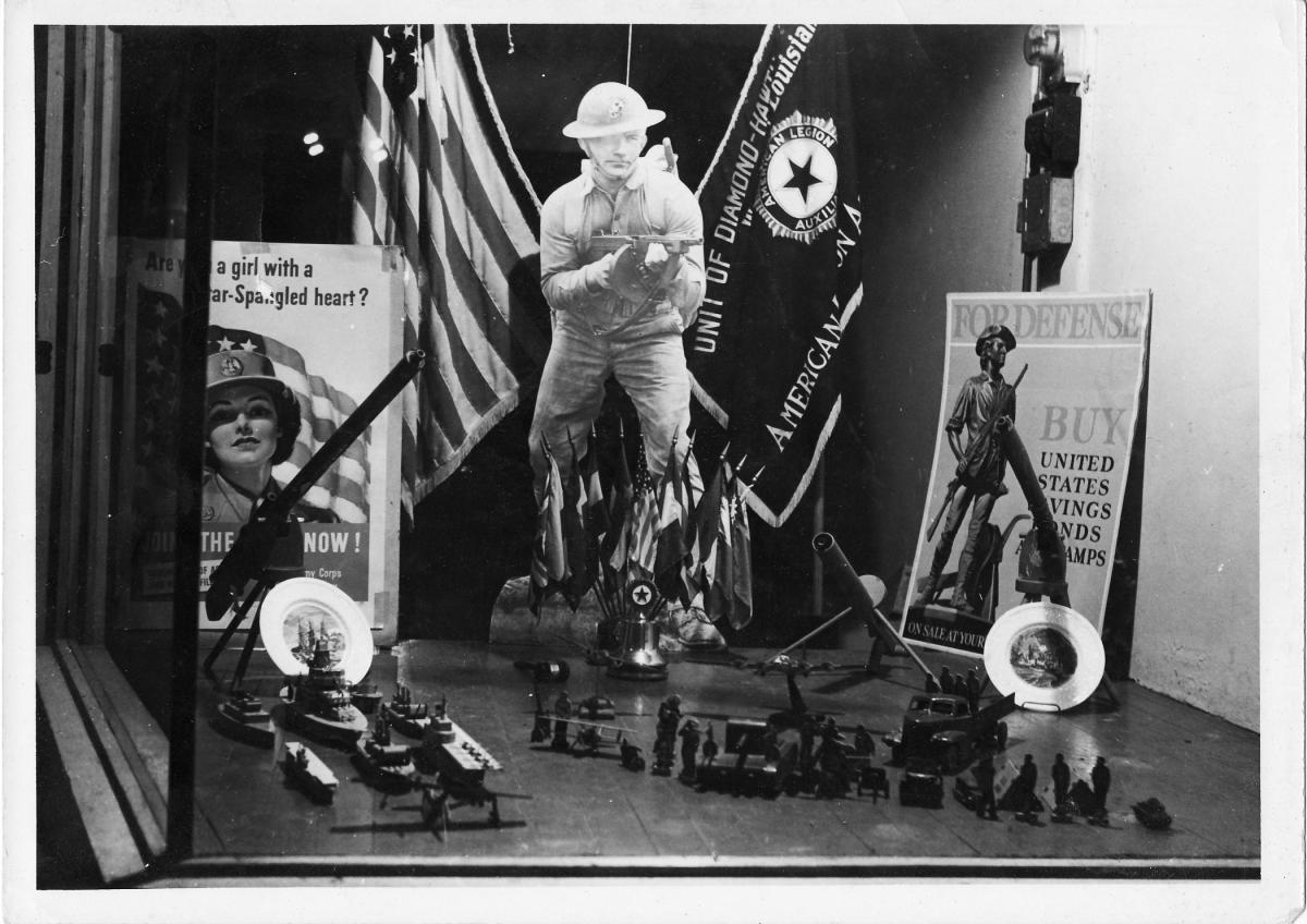 Seeking Examples - WWII Marine Recruiting Cut-Out Poster with Thompson ...