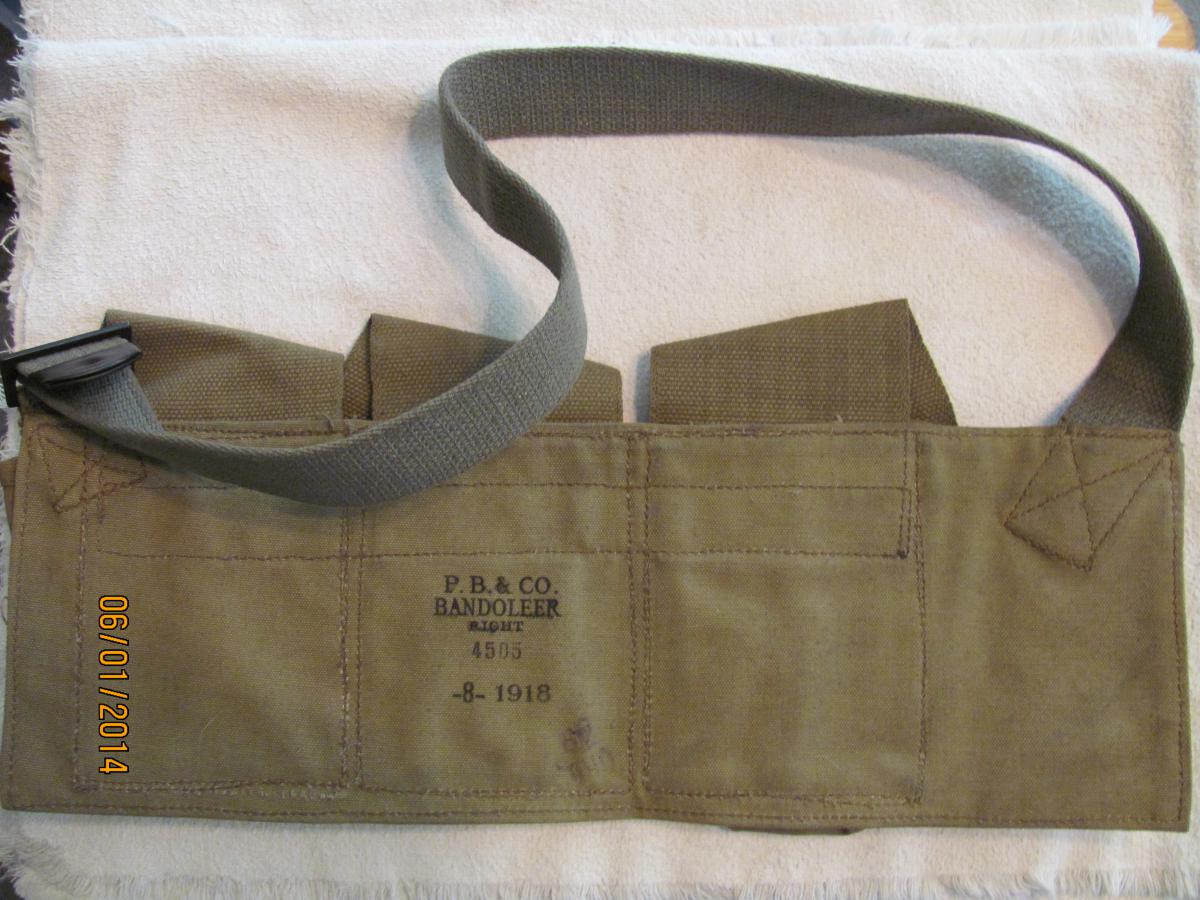 BAR assistant gunner bandoleers - Browning Message Board (Full Auto ...