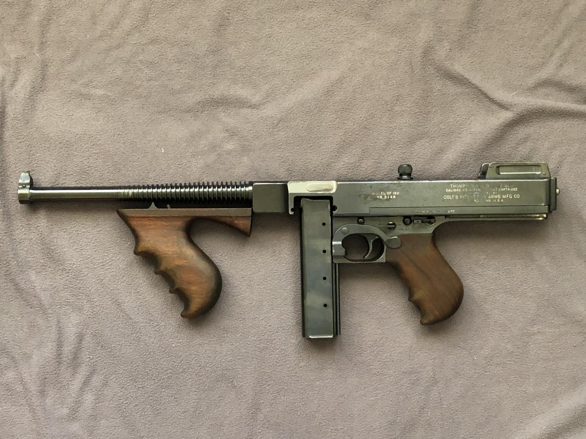 My Colt Thompson and accessories - Thompson Submachine Gun Message ...