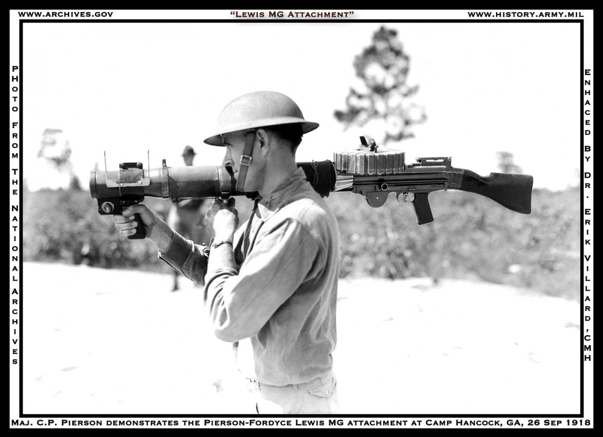 Pierson-Fordyce Lewis MG Attachment - Bren Light Machine Gun & Lewis ...