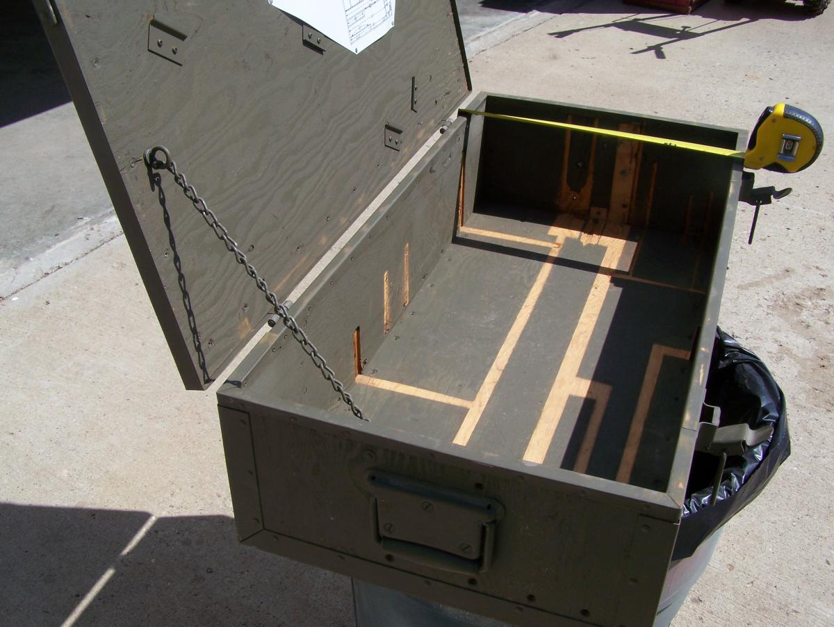 Original USMC Thompson SMG Transit Chest Restoration - Thompson ...