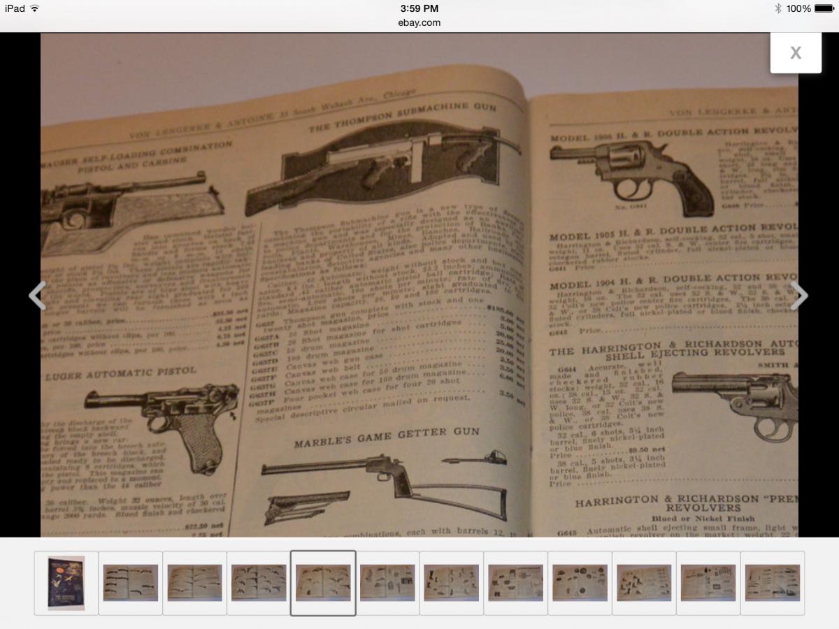 Old Rexer Catalog - Thompson Submachine Gun Message Board ...