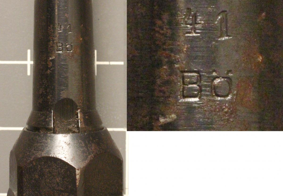 Can anyone identify this stamp on my mp40 barrel? - The MP38-40 - 43/44 ...