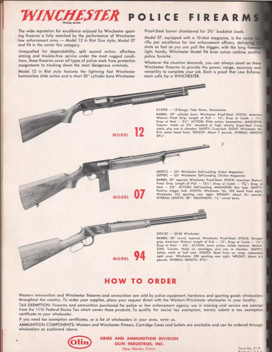 Winchester Model 1907 Fans Will Love This... - Gangsters, Outlaws ...