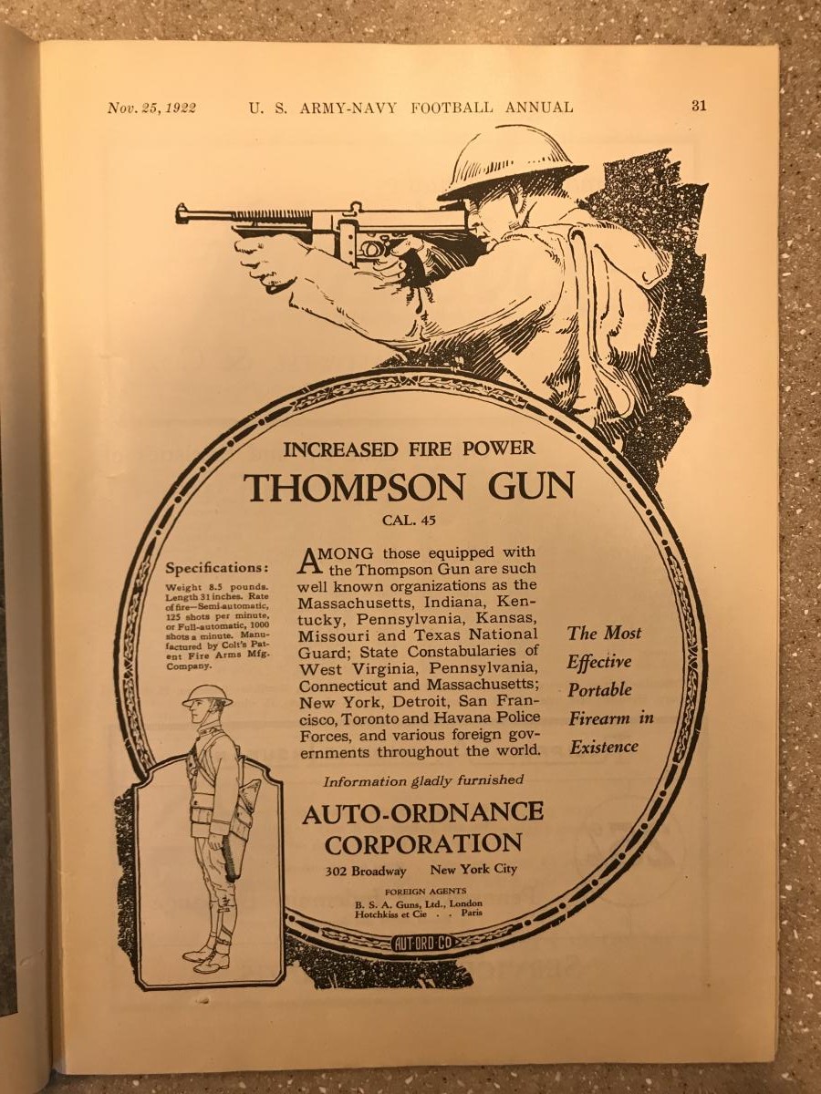 AUT-ORD-CO Advertisement Campaign in the 1920's - Thompson Submachine ...