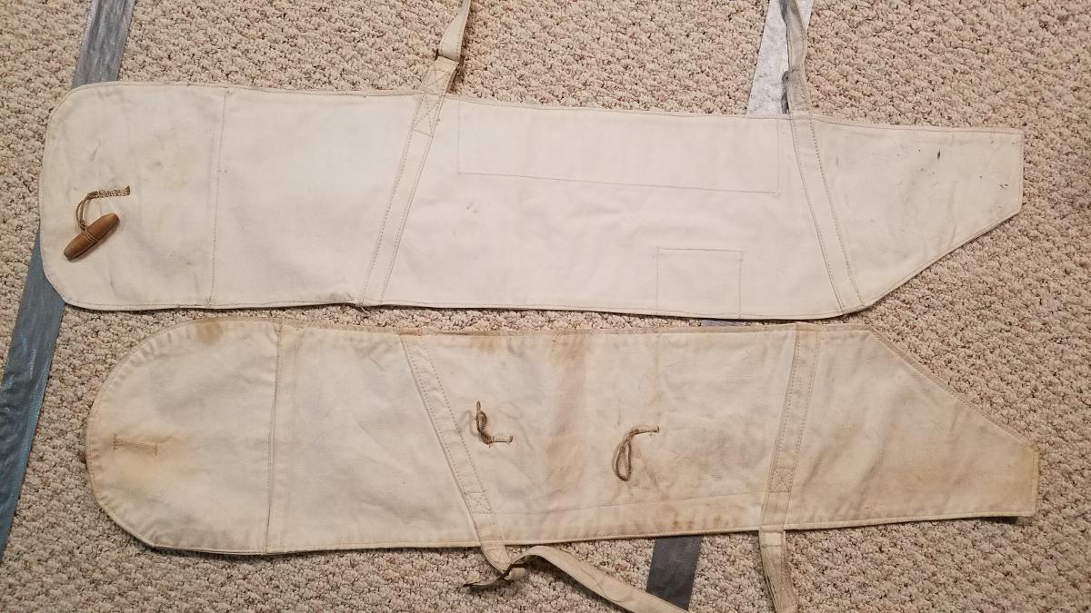 British Marked WW2 White Canvas Pouch For Thompson Gun - Thompson ...