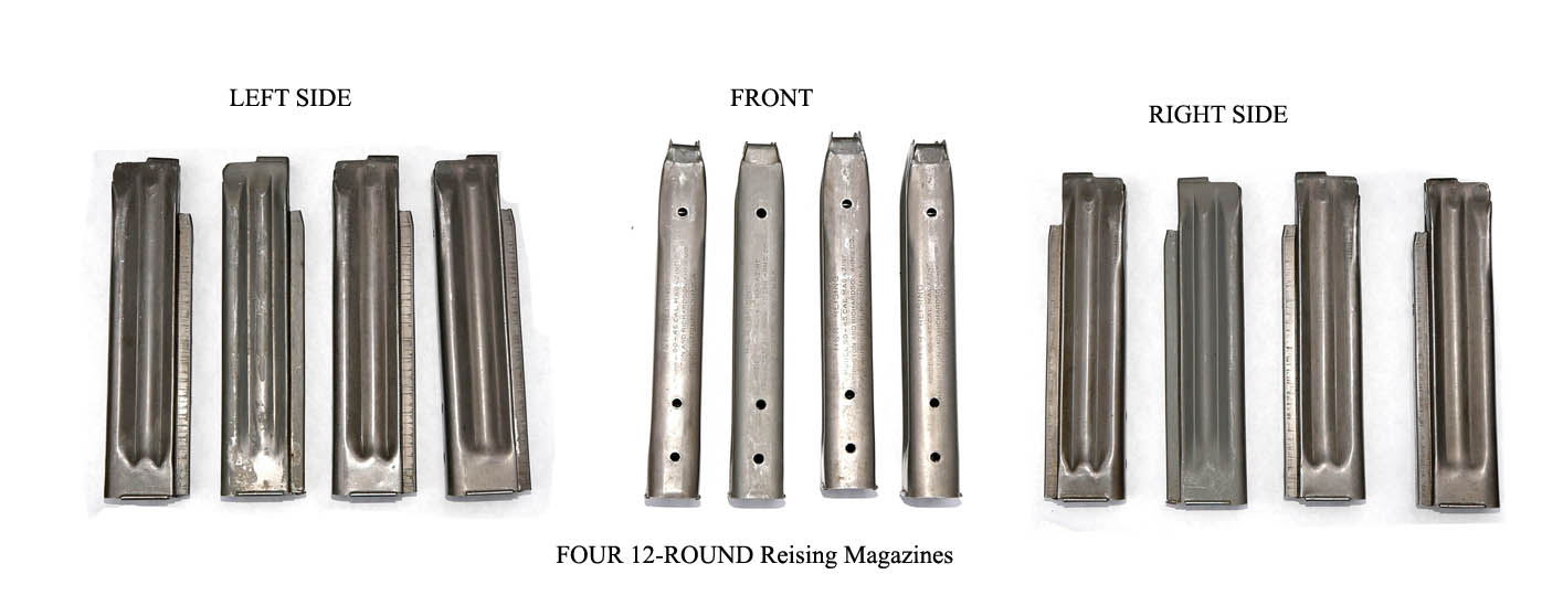 Wts 12-round .45 Cal. Reising Magazines $50.00 Each. - Reising Message ...