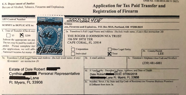 Best practices for passing on your NFA collection? - Class III Forum ...