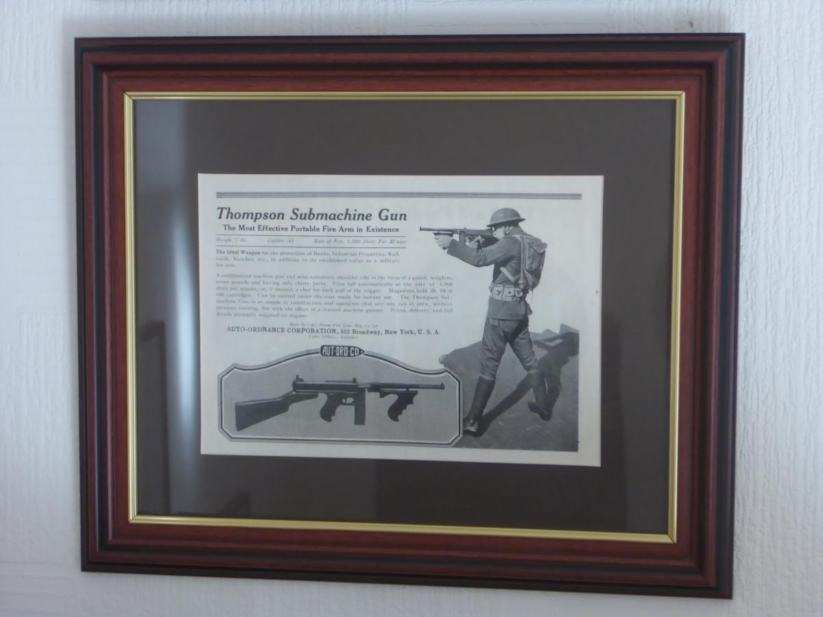 WTB - SOF Poster of Cowboy fighting of Bandits - Thompson Submachine ...