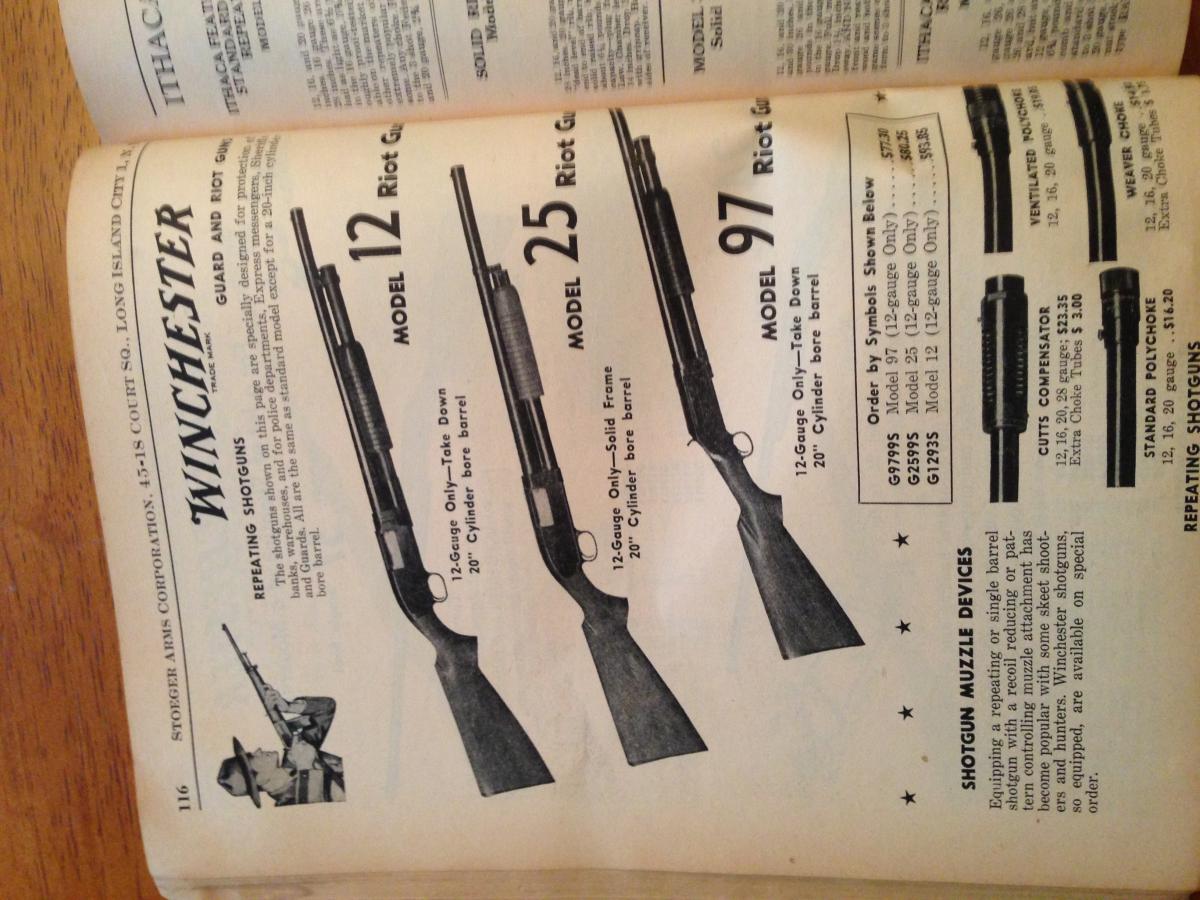 1955 Stoeger catalog page - U.S. Combat Shotguns Message Board ...