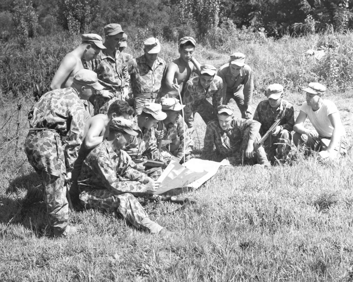 1st Marine Divison Recon Co. Marines In Korea Photographs - Thompson ...