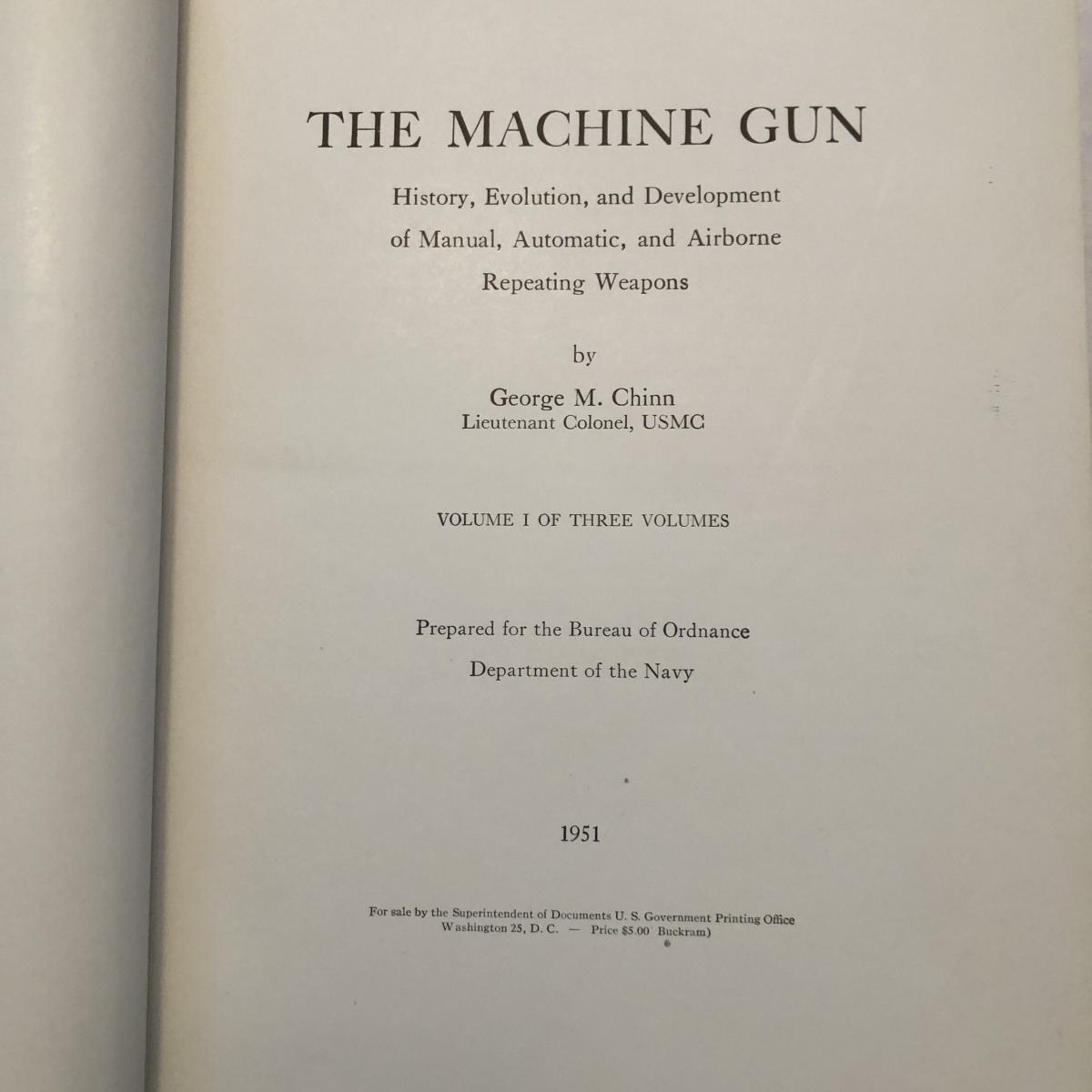 WTS The Machine Gun by Chinn vol 1 and Small Arms of the World - The ...