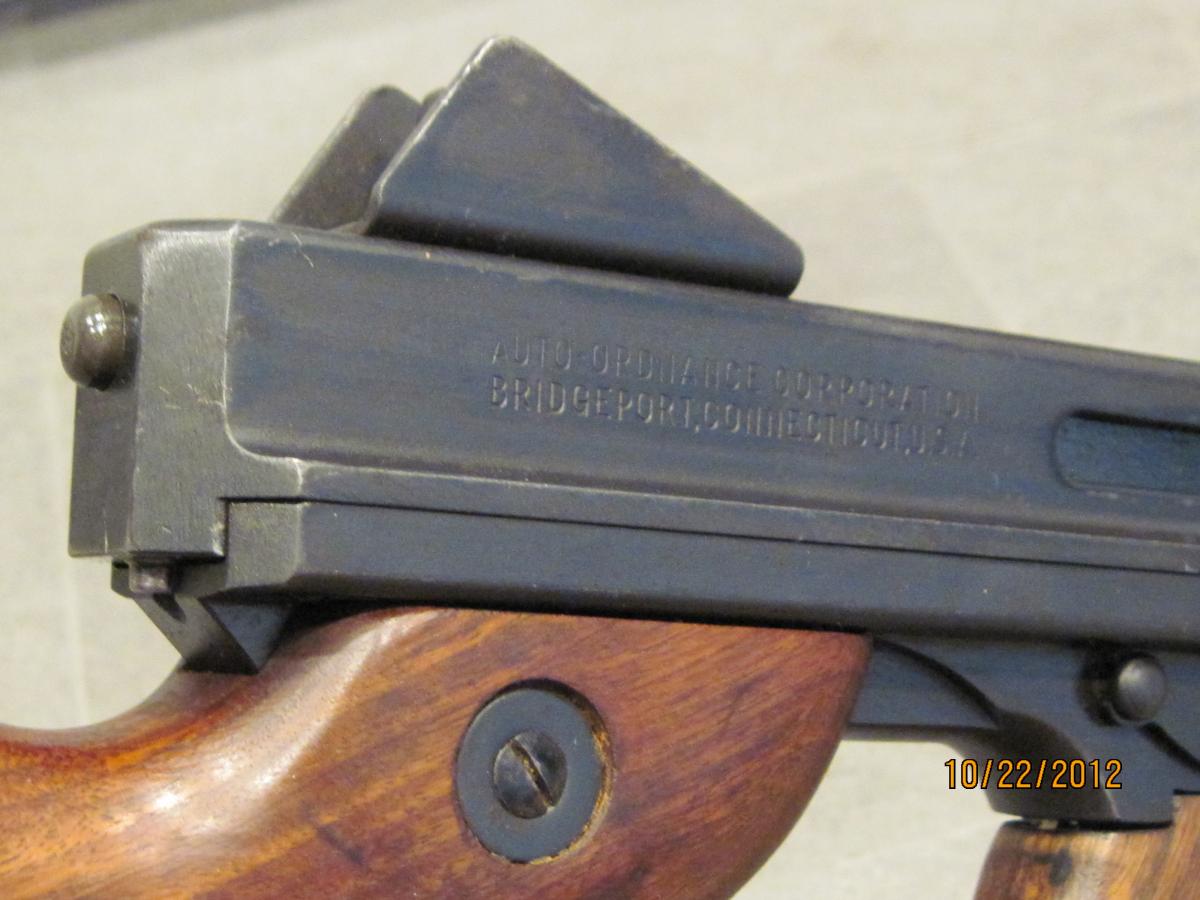 M1A1 Markings And Serial Numbers - Thompson Submachine Gun Message ...