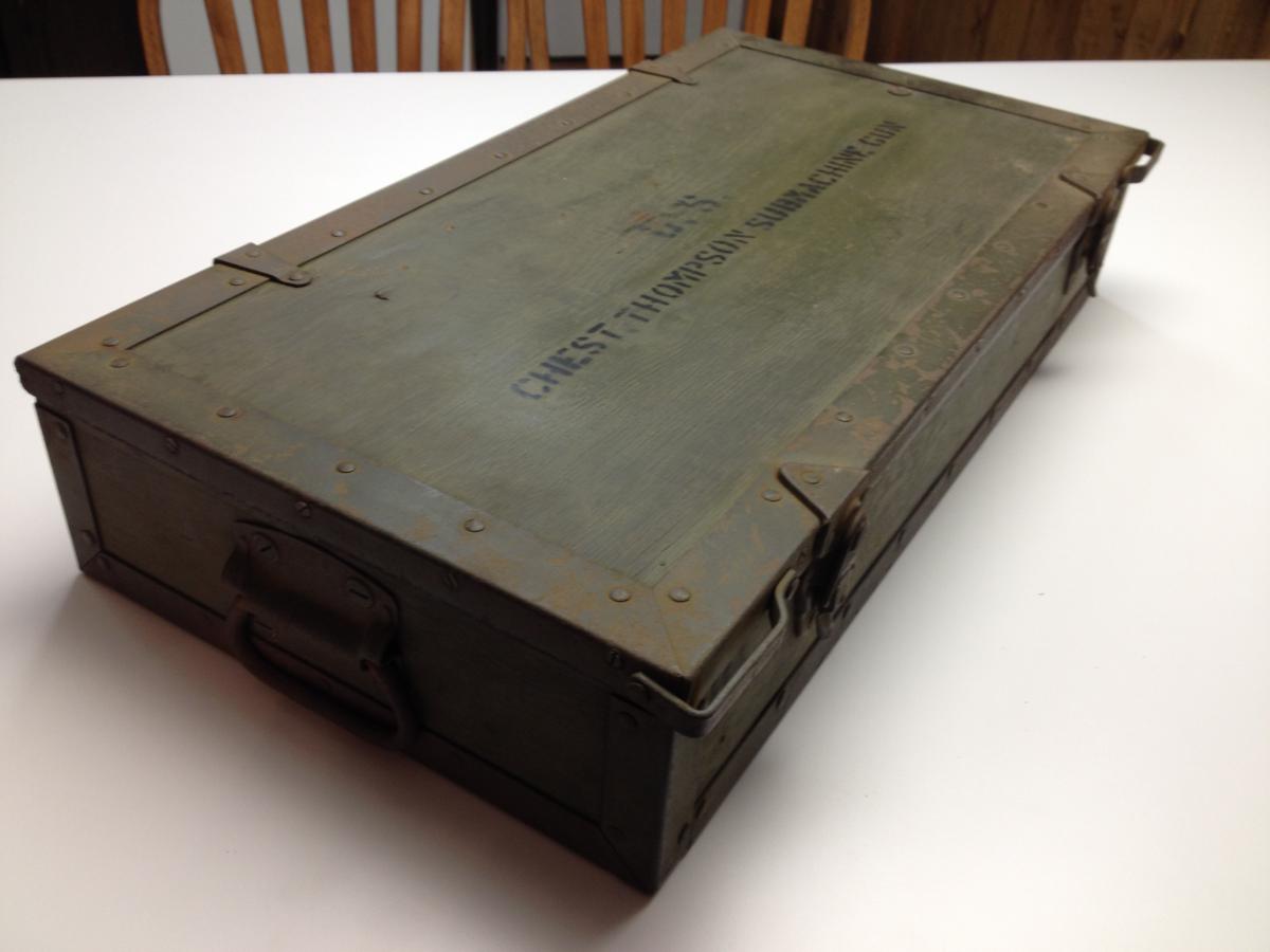 My WWII Thompson M1928A1 Transit Chest Creation - Thompson Submachine ...