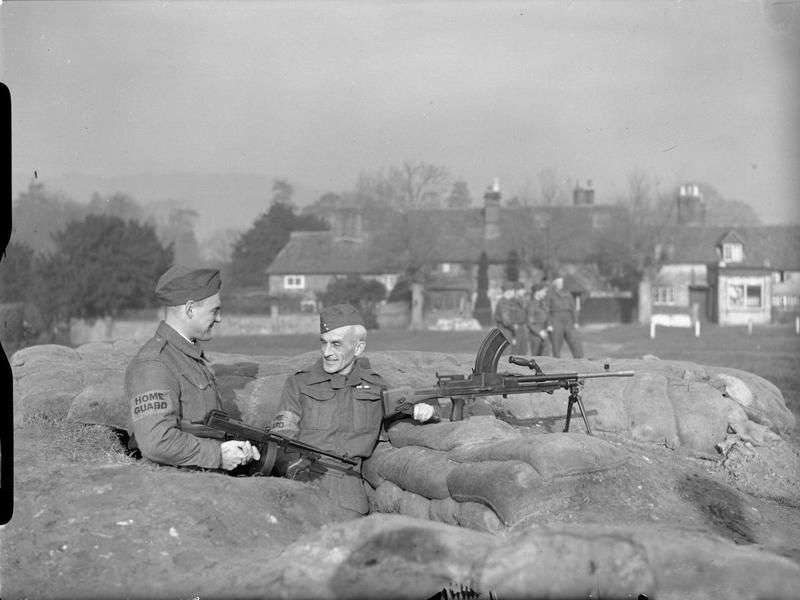 More British Home Guard Photographs WWII - Thompson Submachine Gun ...