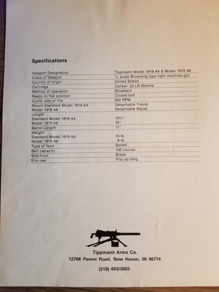 Ft. Wayne Tippmann mini Browning Advertising/Catalog - Tippmann Arms Co ...