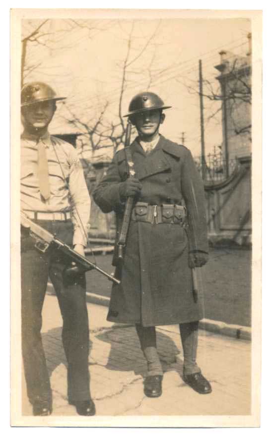 Thompson With Marines Shanghai 1932 - Thompson Submachine Gun Message ...