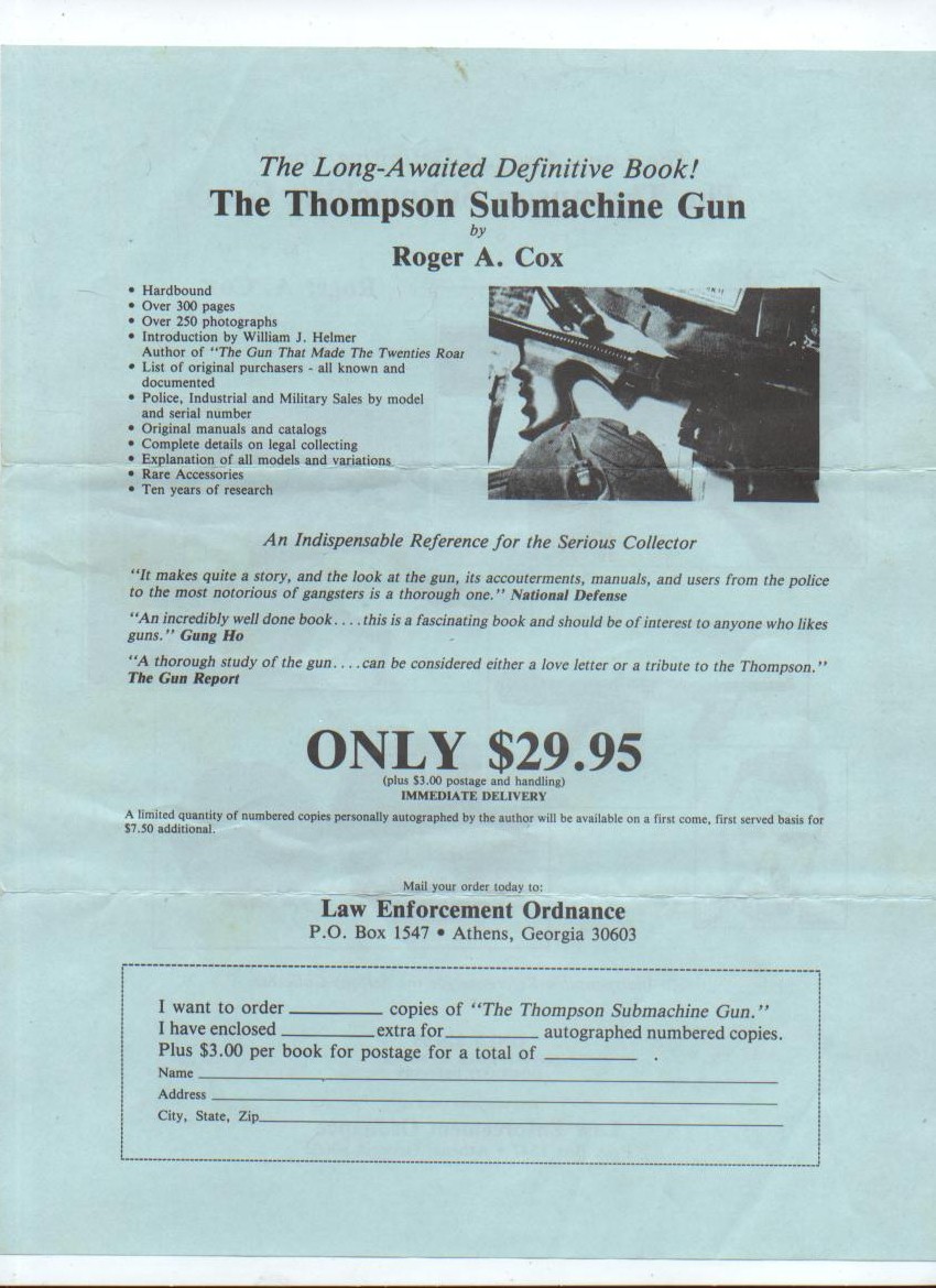Old Thompson Ads - Thompson Submachine Gun Message Board ...
