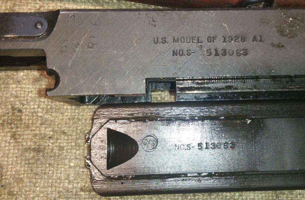 M1928 Serial Number question - Were all 28's Savage? - Thompson ...