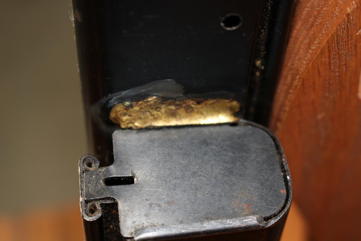 Photograph: G.I. Holding M1A1 Thompson With Taped Stick Magazines ...