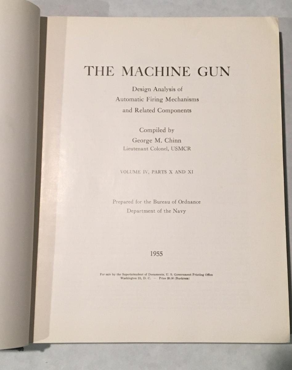 WTS two volumes of The Machine Gun Vol 1 and Vol 4 - The Firearm Manual ...