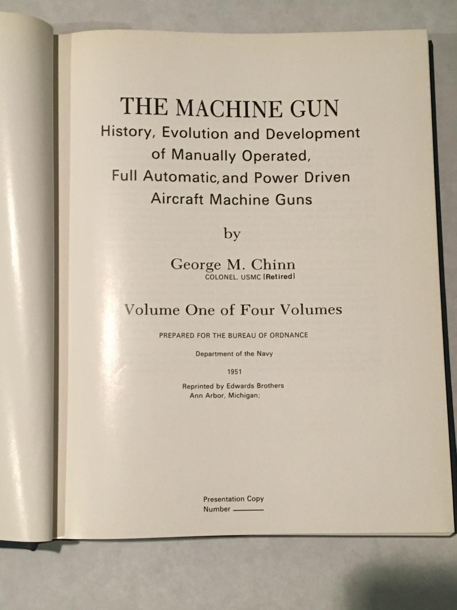 WTS two volumes of The Machine Gun Vol 1 and Vol 4 - The Firearm Manual ...