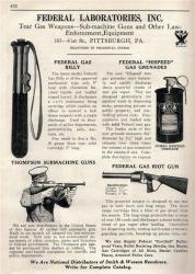 Federal Labs Ads - Tear Gas Guns and Other Specialized Law Enforcement ...