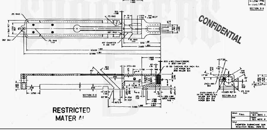 1928A1 Receiver Drawing Changes? - Thompson Submachine Gun Message ...