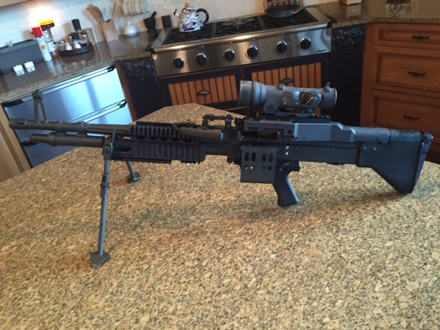 My new M-60 with the upgraded scope and barrel - The M60 General ...
