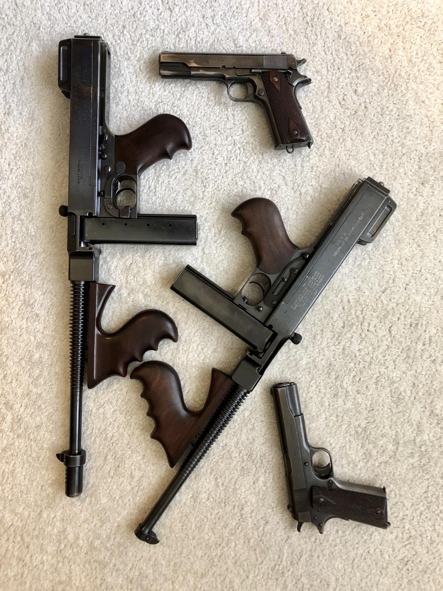 My Colt Thompson and my dad's Colt Thompson - Thompson Submachine Gun ...